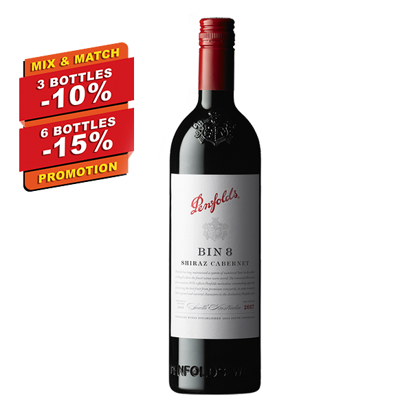 PENFOLDS BIN 8 SHIRAZ CABERNET – 750ML – Welcome To HOH Spirit & Wine ...